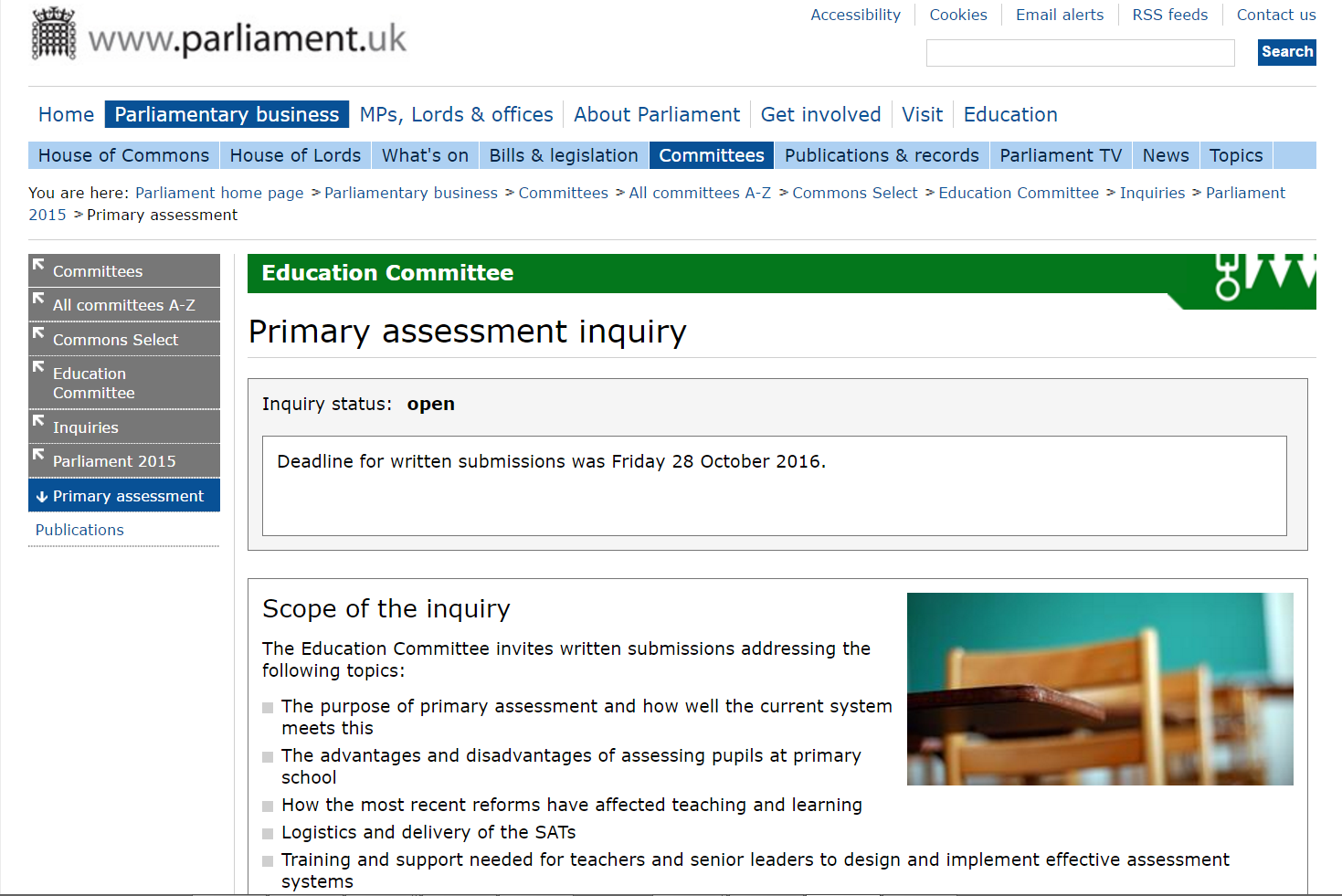 Education Datalab's view on primary assessment - FFT Education Datalab